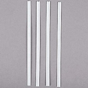Oasis Supply, 2000 Piece 4" Laminated Paper Twist Ties, BULK with Dispenser Box (WHITE)