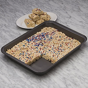 Ecolution Bakeins Cookware Non-Stick Heavy Duty Carbon Steel, Roasting Pan, Gray