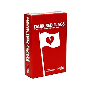 Skybound Entertainment Dark Red Flags : Expansion Deck for Card Game of Terrible Dates| Adult Party Game, 75 New Cards, 3-10 Players, Ages 17+