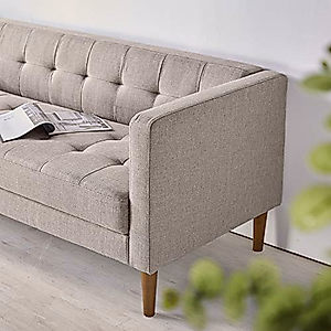 ZINUS Pascal Sofa Couch / Tool-Free, Easy Assembly, Oatmeal