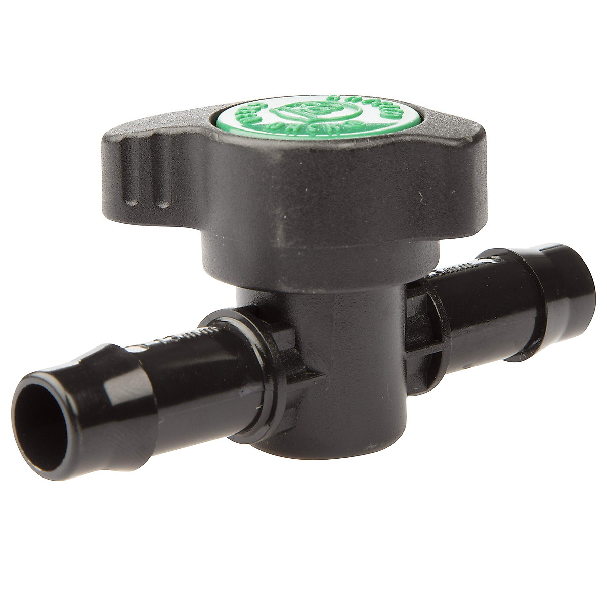 The Original Safety Siphon 1/2 Inch Barbed Shut Off Valve - Simple On and Off Operation w/O-rings to Prevent Leaking - Splice in Line for Easy Flow Control - Constructed from Wear-Resistant Plastic