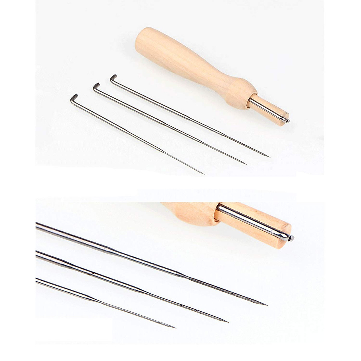 30 Pcs Needle Felting Kit, Wool Felting Needles Tool, Needle Felting Supplies, Wool Felting Supplies Needle Felting Tool, 3 Sizes Felting Needles 3.58/3.39/3.07 inch