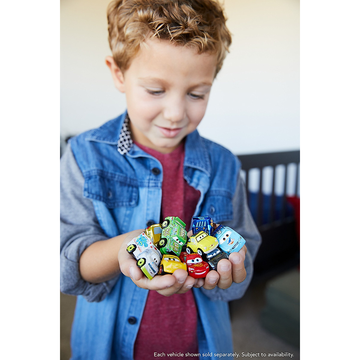 Disney Car Toys Mini Racers Vehicles, 3 Pack - Mater, Ramone, Red Exclusive