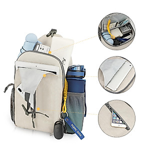 MAYLISACC Sling Backpack, Crossbody Bags for Women Men, Sling Bag with Earphone Hole, Small Casual Daypack Backpacks