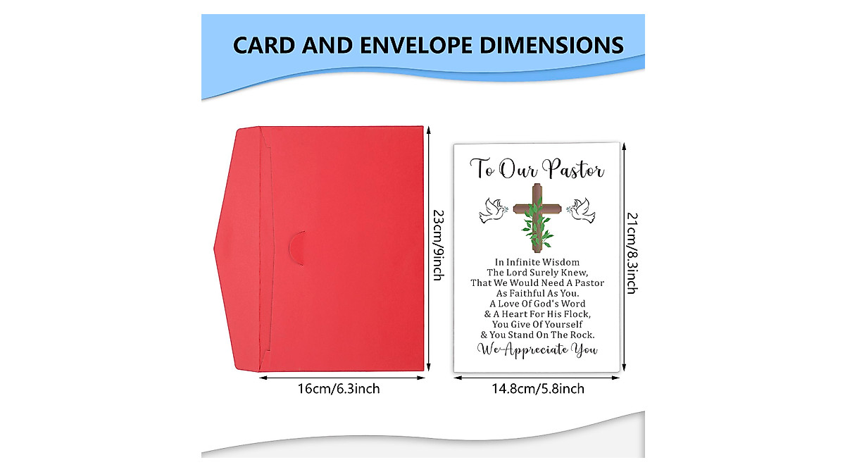 Pastor Appreciation Cards Gifts for Pastors & Priests | Sophauteem
