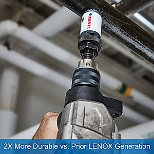 LENOX Tools Hole Saw, Bi-Metal, Speed Slot, Arbored, 7/8-Inch (1772429)