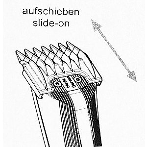 Wahl Professional Detachable Clipper Cutting Guide Set - 6 Piece Set Fits WAHL: ChromStyle Pro. Sterling: Li+Pro, Big Mag Clipper - - Model 41881-7430