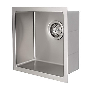 ZLINE 15" Boreal Undermount Single Bowl Bar Kitchen Sink in Stainless Steel (SUS-15)