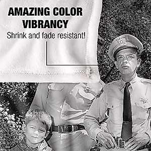 Trevco Andy Griffith Lawmen Silky Touch Super Soft Throw Blanket 36" x 58"