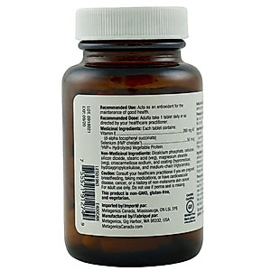 Metagenics E-400 Selenium, Antioxidant Supplement with Vitamin E to Help Support Cellular Health - 60 Tablets, 2 Month Supply