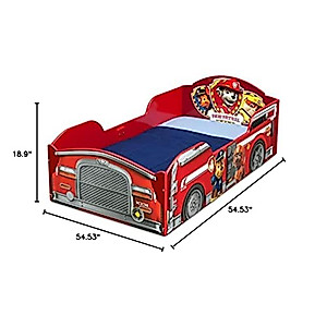Delta Children Wood Toddler Bed - Greenguard Gold Certified, Nick Jr. PAW Patrol