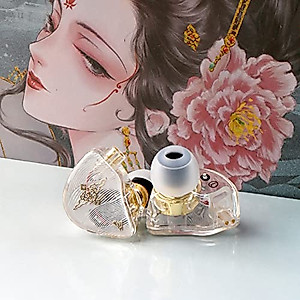 Kinboofi TANGZU WAN'ER S.G in Ear Monitor, HiFi Quality Wired Earbuds No Micphone, Sport Noise Isolation Wried Headphone with Detachaable 2pin Cable for Audiophile Musician (Black)