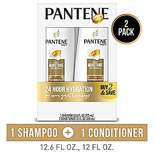 Pantene Daily Moisture Renewal Duo set, 12.6 Oz Shampoo and 12 Oz Conditioner (1 Each))