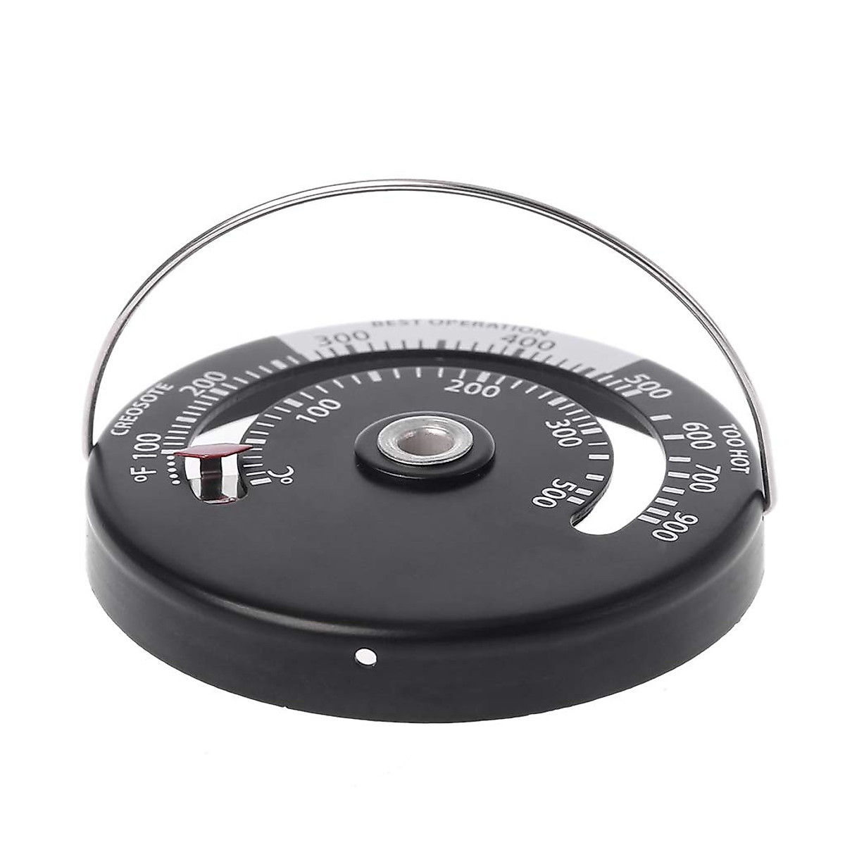 GUSENG Magnetic Stove Flue Pipe Fan Fireplace Thermometer Multi Fuel Efficiently Woodstove Woodburner Stove Pipe