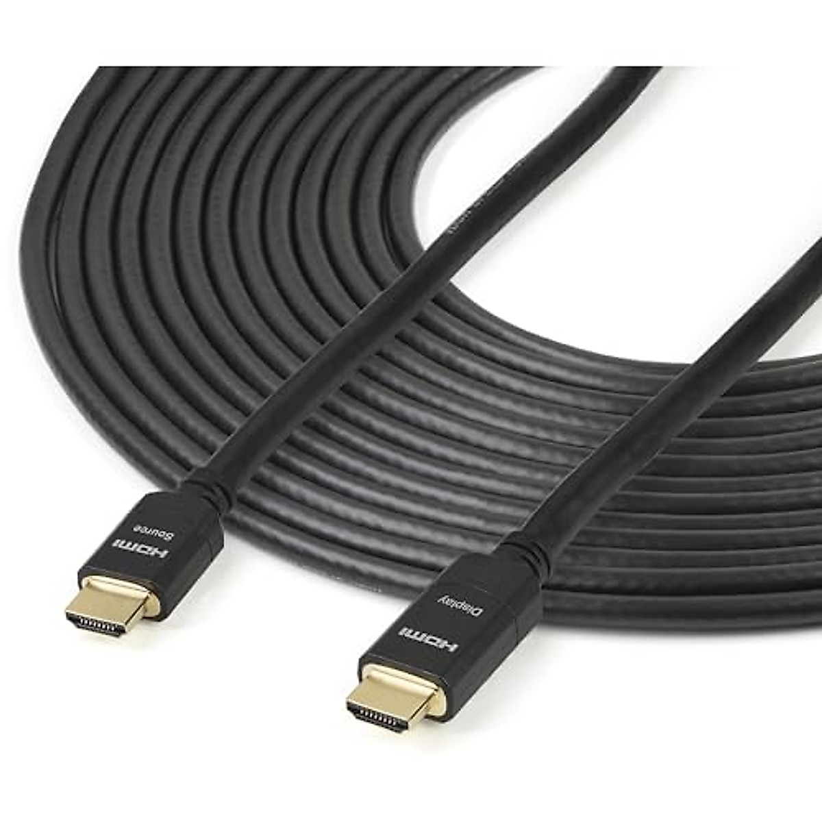 StarTech.com 65 ft (20m) High Speed HDMI Cable – Male to Male - Active - 28AWG - CL2 Rated In-wall Installation - Ultra HD 4K x 2K - Active HDMI Cable (HDMM20MA) Black