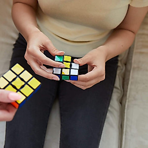Rubik's Solve The Cube Bundle 4 Pack, Original Rubik's Products, Toy for Kids Ages 8 and Up