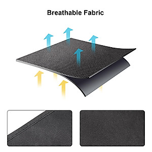 Syeeiex 40" Suit Bag, Set of 8 Garment Bags for Hanging Clothes, Suit Bags for Closet Storage, Suit Cover Bags, Garment Bags for Suits, T-shirts, Jackets, Coats, Business Wear (Black)