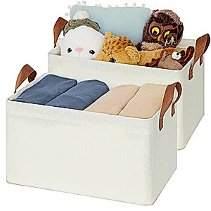 GRANNY SAYS Bundle of 2-Pack Toy Boxes & 1-Pack Hanging Closet Organizer