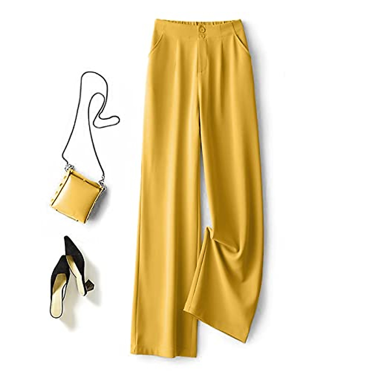 AopnHQ Plus Size Palazzo Pant 4x-5x Womens Clothes fold Over Yoga Pant Ladies Capris with Pockets Navy Pants Women White Scrub Pant Casual Summer Pant