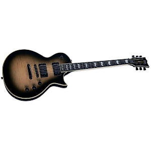 ESP 6 String LTD Deluxe EC-1000T Electric Guitar, Black Natural Burst, Right, (LEC1000TFMBLKNB)