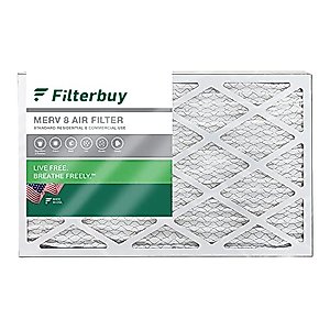 Filterbuy 18x30x1 Air Filter MERV 8 Dust Defense (1-Pack), Pleated HVAC AC Furnace Air Filters Replacement (Actual Size: 17.75 x 29.75 x 0.75 Inches)