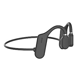 Bone Conduction Headphones Bluetooth Wireless Earphones Sports Open Ear Headphones Waterproof Lightweight - Red.