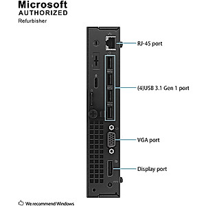 DELL Optiplex 9020 Ultra Small Tiny Desktop Micro Computer PC (Intel Core i5-4570T, 16GB Ram, 512GB Solid State SSD, WiFi, Bluetooth, HDMI Win 10 Pro (Renewed)']