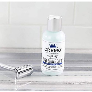 Cremo Cooling Formula Post Shave Balm, Soothes, Cools And Protects Skin From Shaving Irritation, Dryness and Razor Burn, 4 Oz