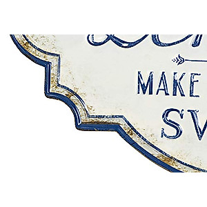 Creative Co-Op Life Gives You Lemons Make Something Sweet Metal Wall Décor, White