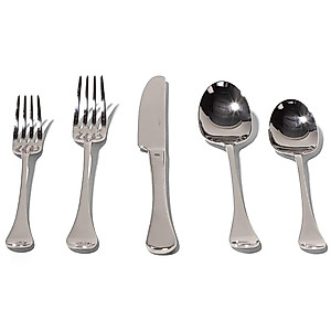 Made In Cookware - Flatware Set - 4 Place Settings (20 Piece Set) - Crafted In Italy