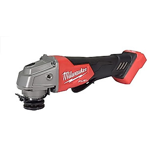 Milwaukee 2880-20 M18 FUEL Brushless Lithium-Ion 4-1/2 in. / 5 in. Cordless Small Angle Grinder with No-Lock Paddle Switch (Tool Only)