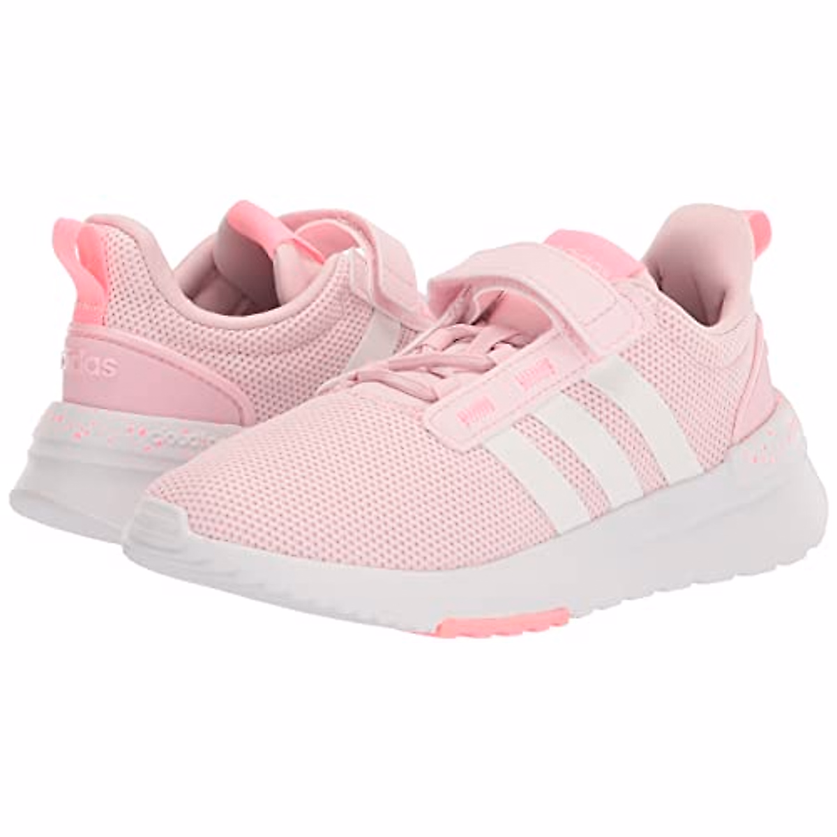 adidas Baby Racer TR21 Running Shoe, Clear Pink/Zero Metallic/Beam Pink, 6 US Unisex Infant