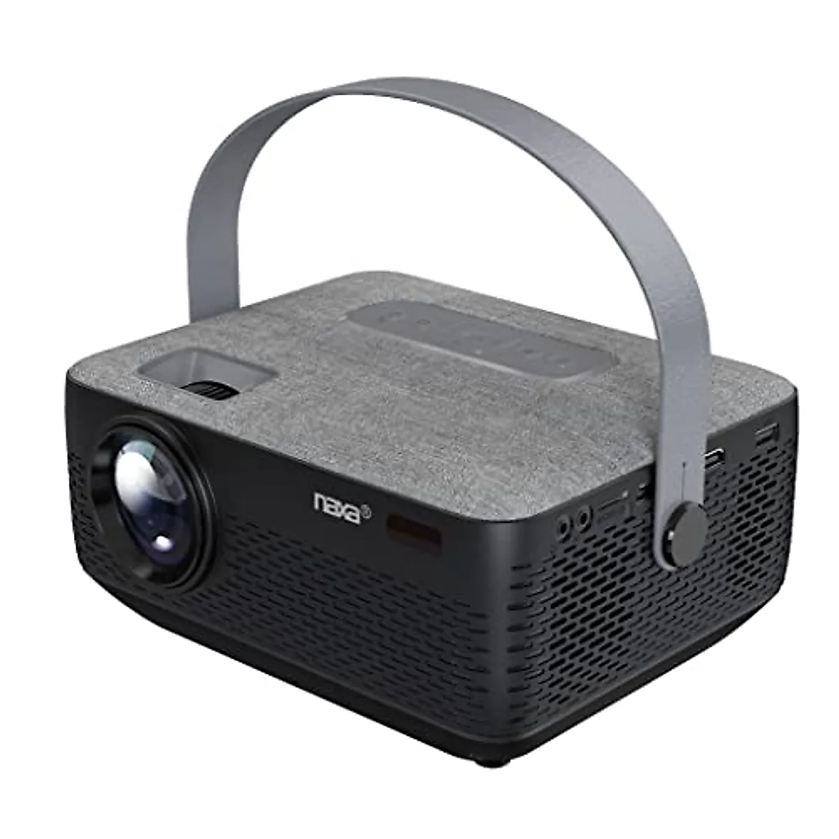 Naxa Electronics NYP-2003 Portable 100″ Home Theater 720P LCD Projector Player with Built-in Rechargeable Battery, Bluetooth, HDMI, USB 2.0, MicroSD Card Support, Black (NVP-2003)