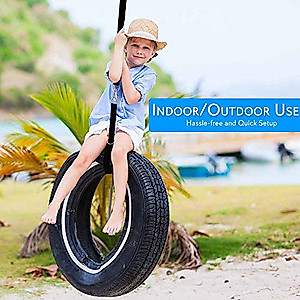 Adjustable Tree Swing Straps - Universal Mounting for Rope Swing Seats, Quick Setup for Indoor/Outdoor Use, Durable & Safe Material, Ultimate Tree Protection, Includes Carry Bag – SereneLife SLSWNG10