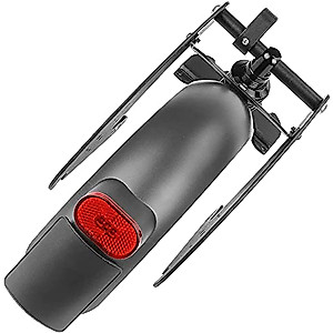 YBang Rear Suspension Kit with Mudguard and LED Taillight for Segway Ninebot Max G30 Electric Scooter Shockproof Vibration Damper Accessories (Black)