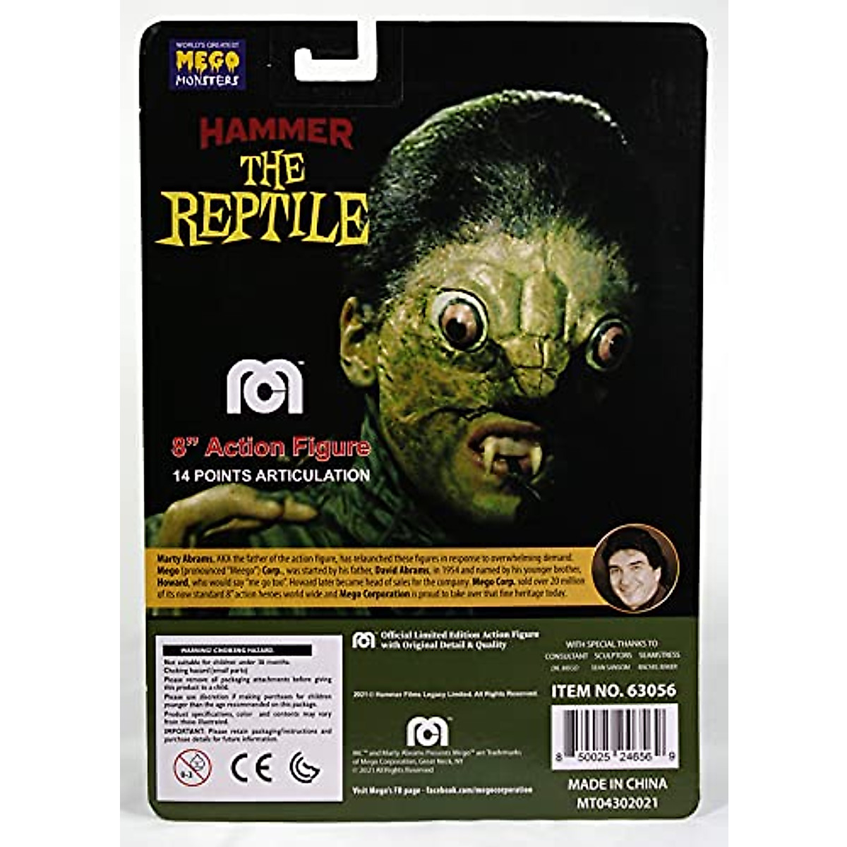 Mego The Reptile 8” Action Figure