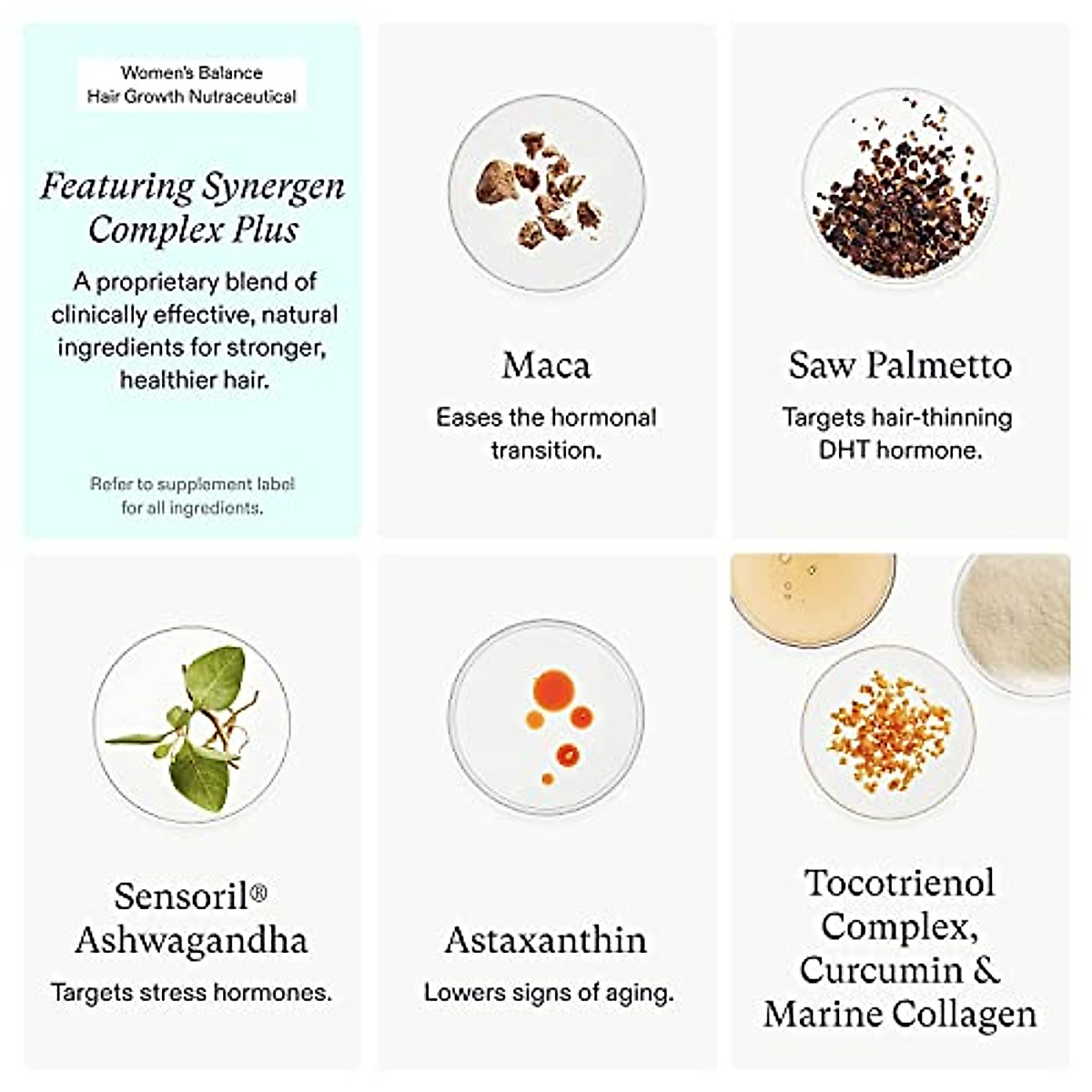 Nutrafol Women's Balance Hair Growth Supplement & Growth Activator Duo | Ages 45+ | Clinically Proven for Visibly Tricker & Stronger Hair | Dermotologist Recommended | 1 Month Supply