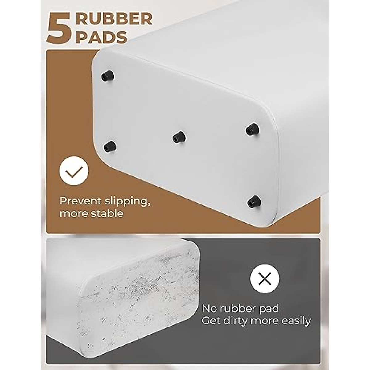 yamagahome Slim Laundry Basket with lid 52L, Collapsible Narrow Laundry Hamper with Removable Washable Laundry Bag, Thin Hamper Storage Basket Made of Bamboo and Oxford for Bedrooms, Bathroom, RV