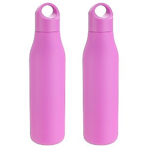 Simple Modern 22oz Vacuum Insulated Stainless Steel Bottle with Handle Lid easy to go (Pink)