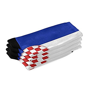 Croatia Flag Crew Socks for Men and Women 1 pair