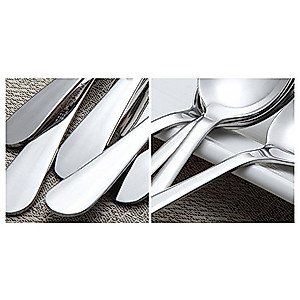 Stainless Steel Dinner Spoon (Set of 6)7.1 Inches, Silver