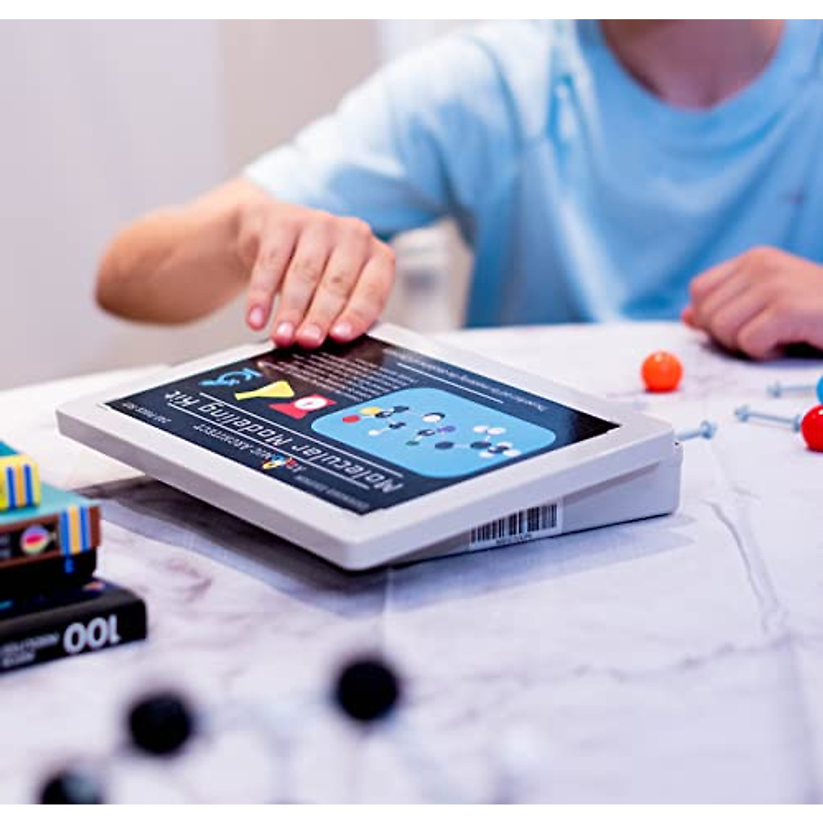 125-Piece Molecular Model Kit, Inorganic and Organic Chemistry Scientific Atom Molecular Models, Color-Coded Chemistry Set of Atoms and Molecules for Kids, STEM Set w/ Carrying Case - Atomic Architect