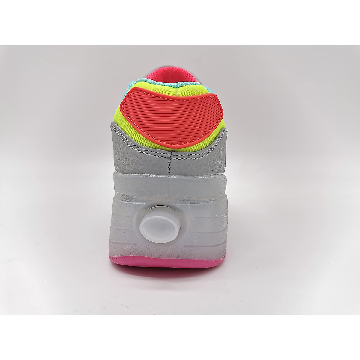 SDSPEED 7 Colors LED Rechargeable Kids Roller Skate Shoes with Single Wheel Shoes Sport Sneaker