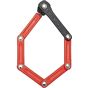 ABUS Bordo Ugrip Lite 6055/60cm Security Level 7 Bike Lock, Red