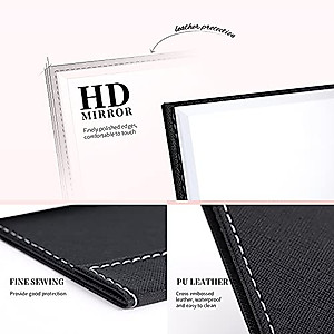 DUcare Portable Folding Vanity Makeup Mirror with Stand, Large