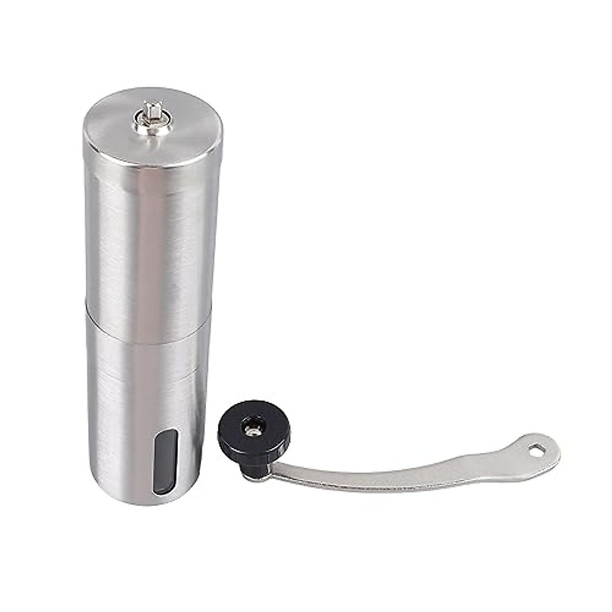 Manual Coffee Bean Grinder Visual Window Accuracy Grinding Easy To Hand Coffee Grinder Stainless Steel Portable for Camping