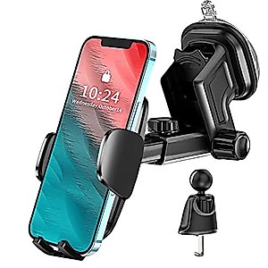 3 in 1 Car Phone Holder Mount for Dashboard Windshield Air Vent fit for Moto G Stylus(2023 2022 2021 2020/5G),Motorola G Power(2023 2022 2021),Edge 30 Fusion/Edge+/Thinkphone/G Play/G Pure/Fast,Z4 Z3