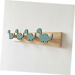 FONDOTIN Dinosaur Hook Wall Mounted Clothes Hanger Household Decor Keychain Hooks Entryway Hooks Modern Towel Hooks Rustic Towel Hook Wood Wall Hook Wall Hanging Hook Kitchen Hooks