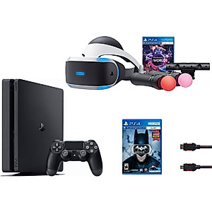 PlayStation VR Launch Bundle 3 Items:VR Launch Bundle,PlayStation 4 Slim 1TB, VR Game Disc Arkham VR