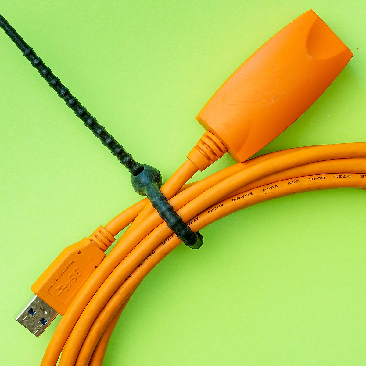 Simplifi It Black Silicone Rubber Twist Ties (24 PC.) - SI-SRT24B